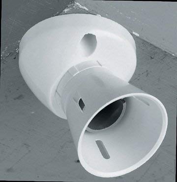 B22 Bayonet Batten Lampholder | White Ceiling Light Fitting – Surface Mount